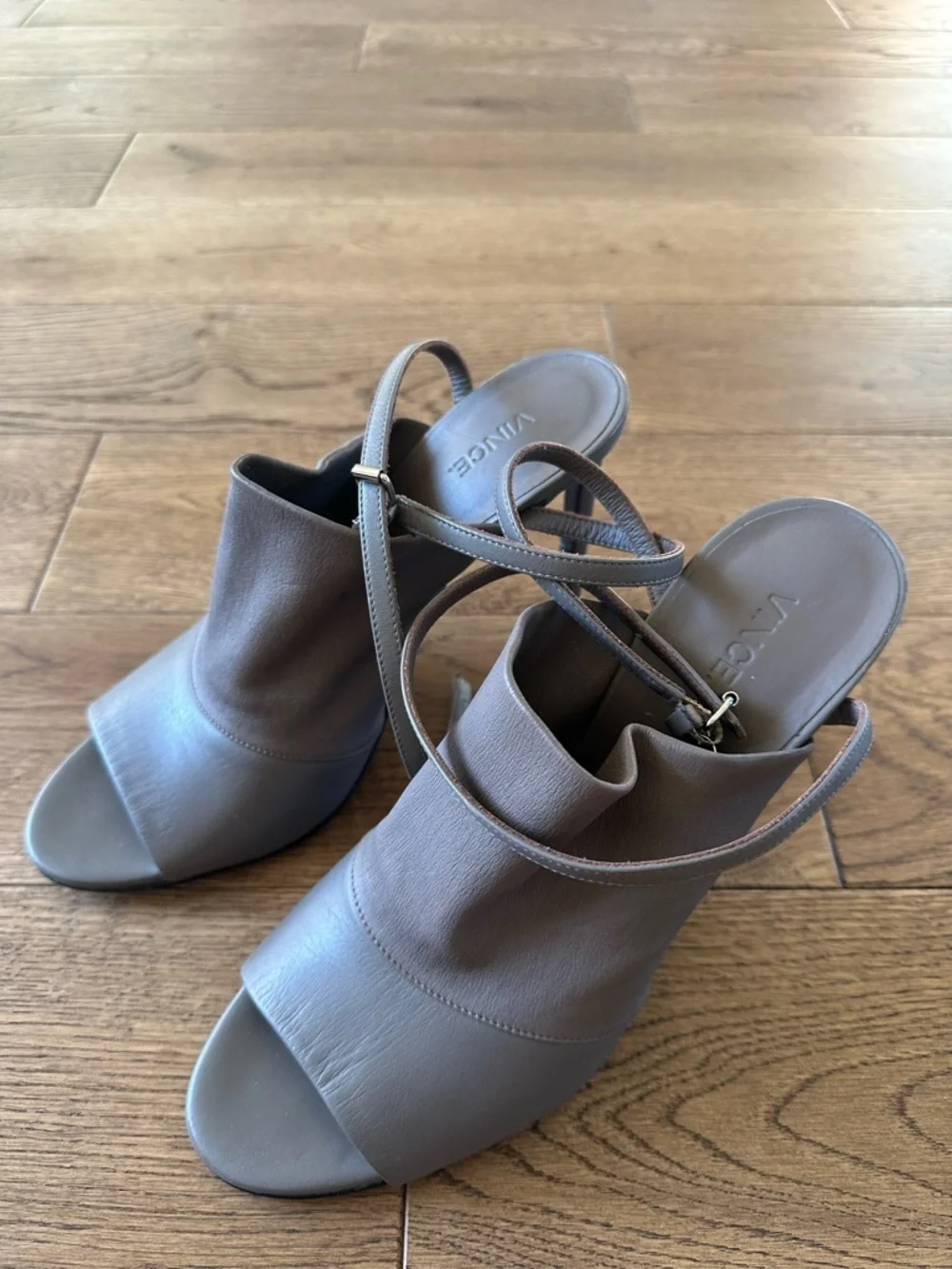 Vince | Shoes | New Vince Grace Light Taupe High Heels Shoes Sz 1 Made ...